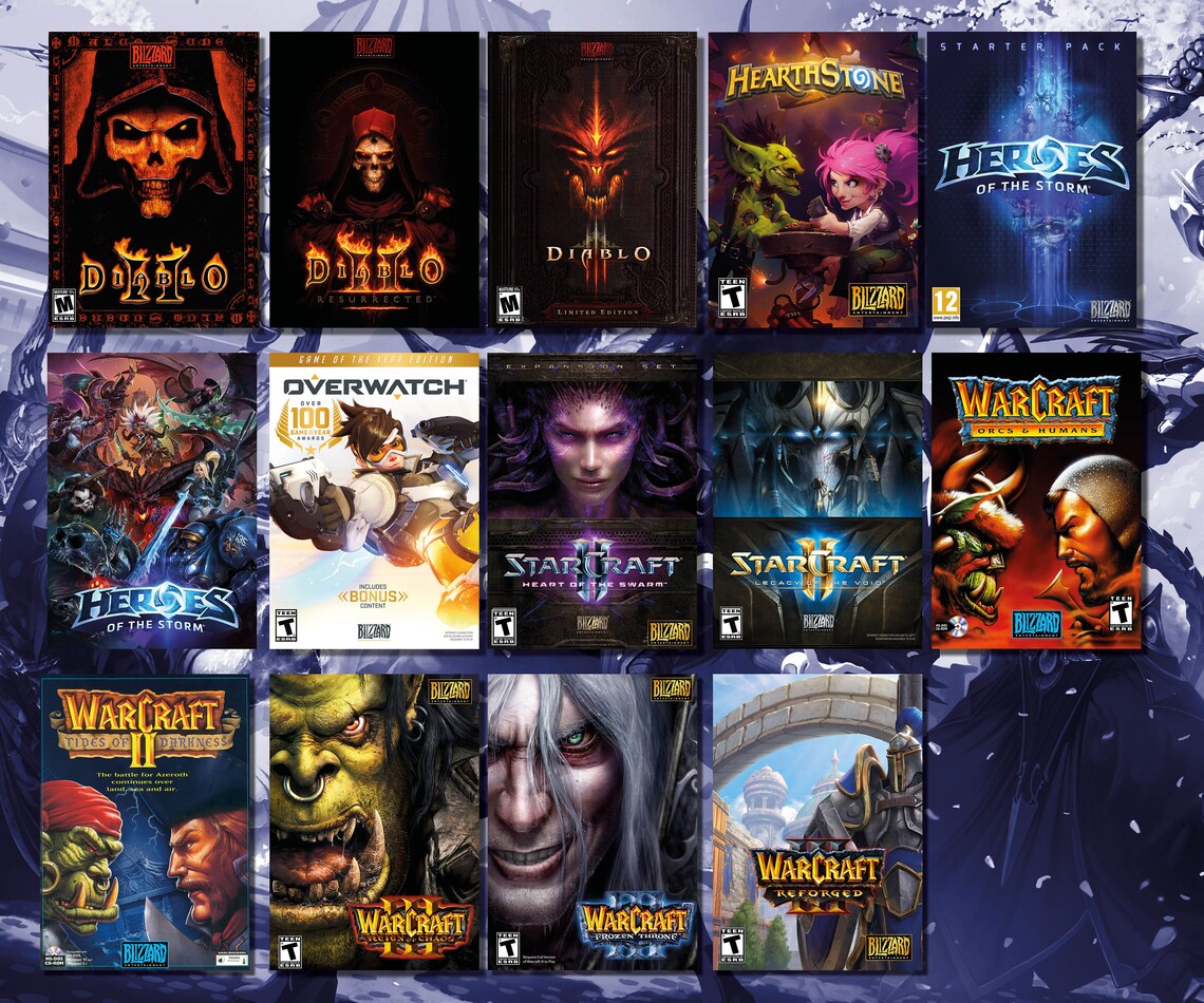 Blizzard Games Box Art Posters A4 297x210mm Hearthstone | Etsy