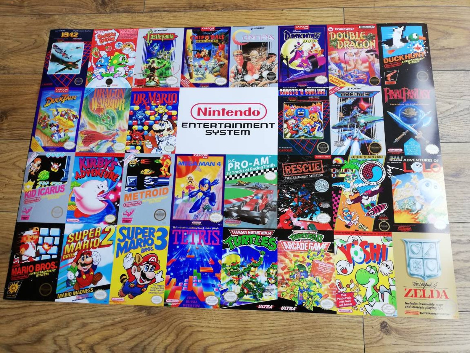 Nintendo Entertainment Sytem NES Box Art Poster High - Etsy