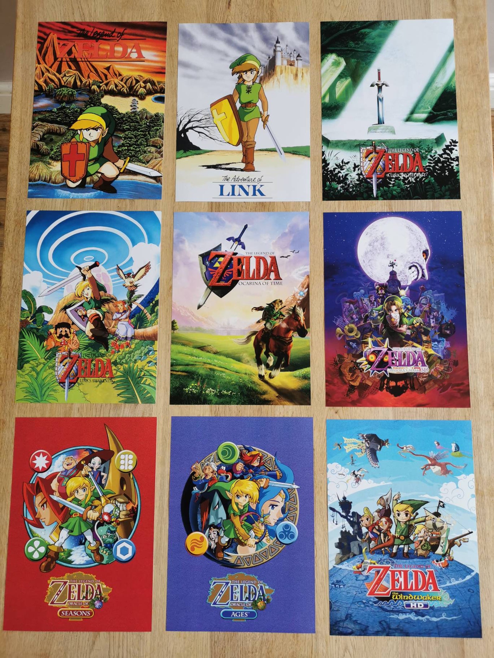 The Legend of Zelda, Custom Box Art, A3 (420x297mm) or 11x14 Inch High ...