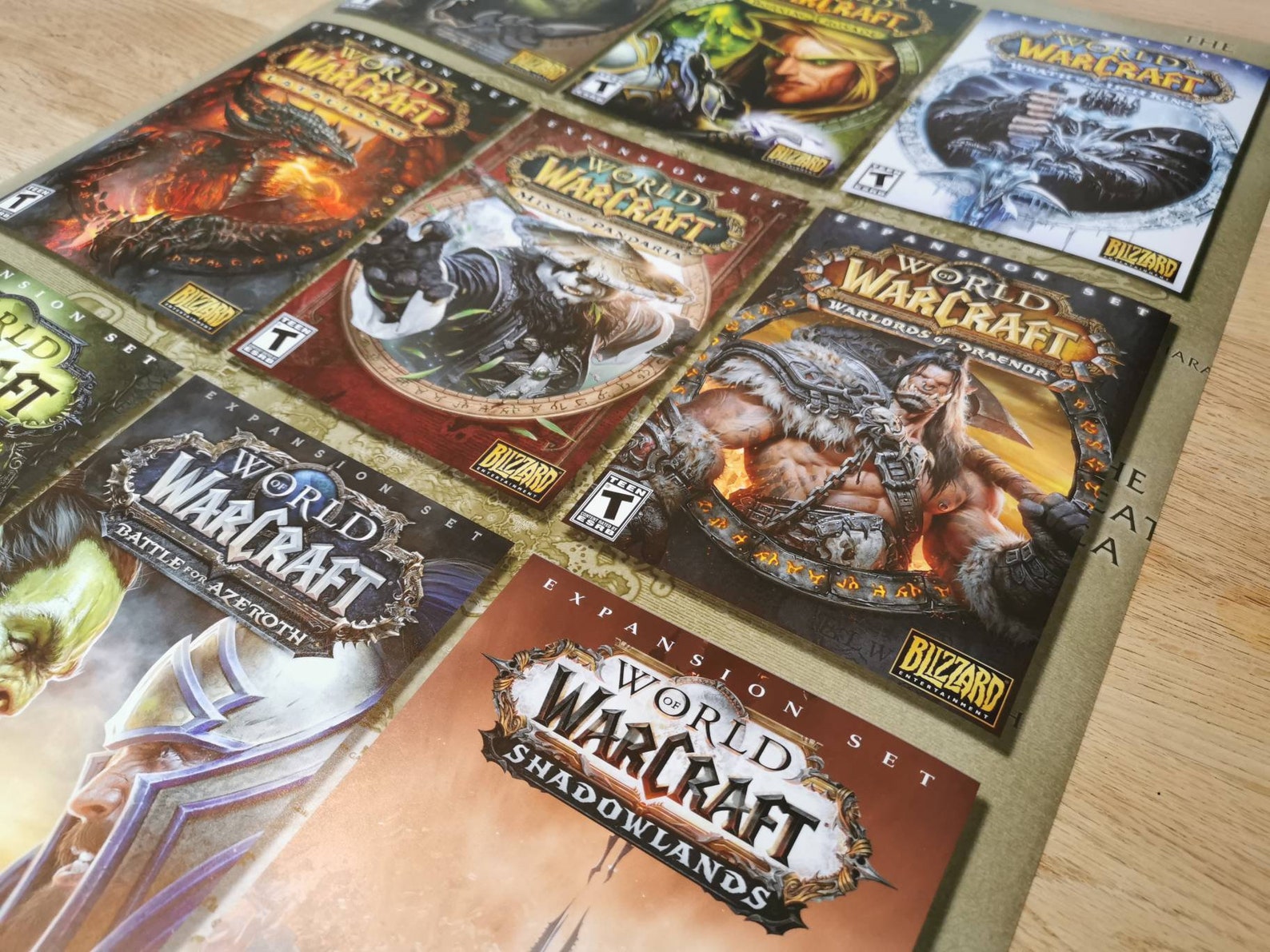 World of Warcraft Box Art Covers A1 or A2 HP Photo Print - Etsy