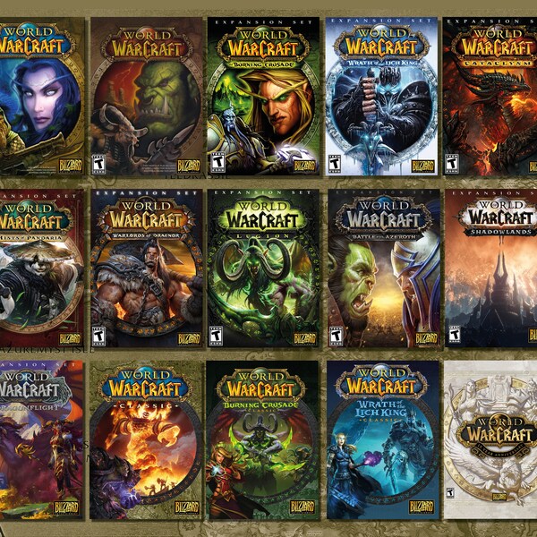 World of Warcraft Poster - Etsy
