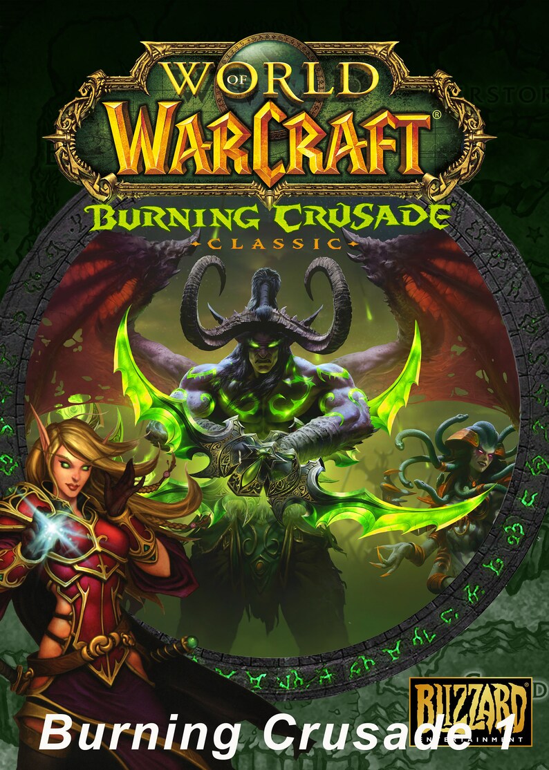 World of Warcraft Box Art Poster A4 297x210mm Blizzard WOW | Etsy