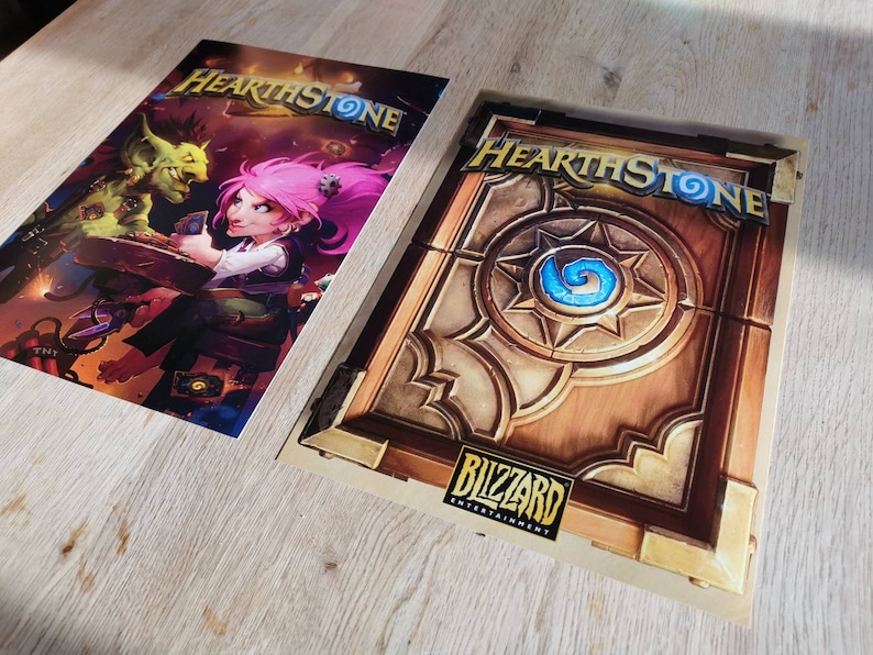 Blizzard Games Box Art Posters A4 (297x210mm), Hearthstone, Overwatch ...
