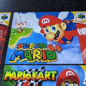 Nintendo 64 Box Art A4 Prints (297x210mm) (N64) - Etsy