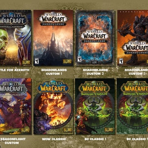 World of Warcraft Box Art Poster A4 297x210mm Blizzard WOW - Etsy