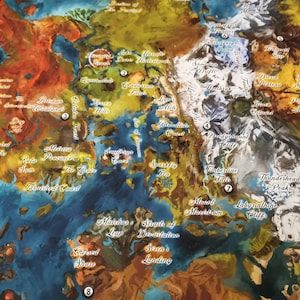Guild Wars 2, Tyria Map, High Quality, A3, A2 & A1 Prints - Etsy