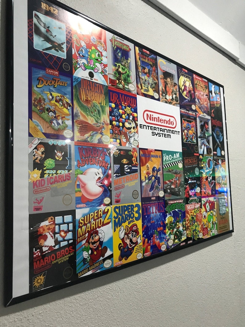 Nintendo Entertainment Sytem NES Box Art Poster High - Etsy