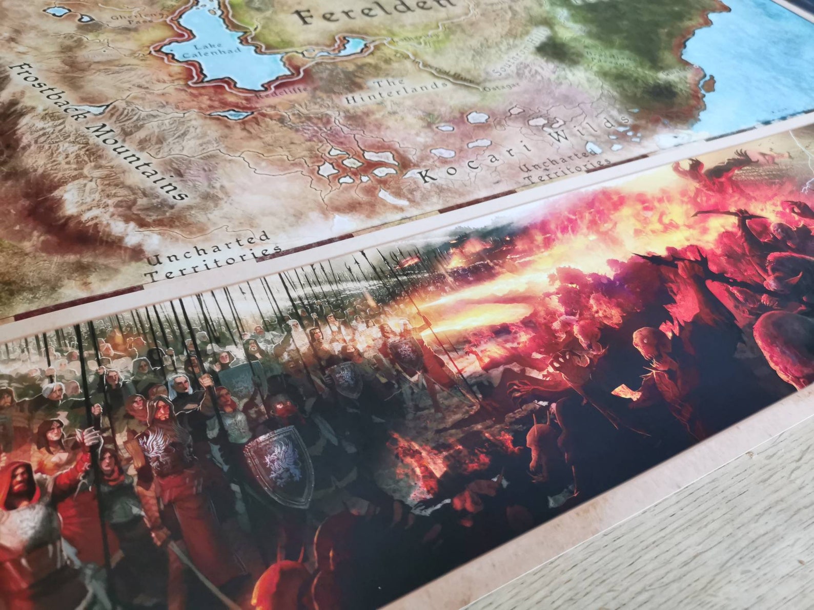 Dragon Age Origins, Fereldan Map, High Quality, A3, A2 or A1 Prints ...