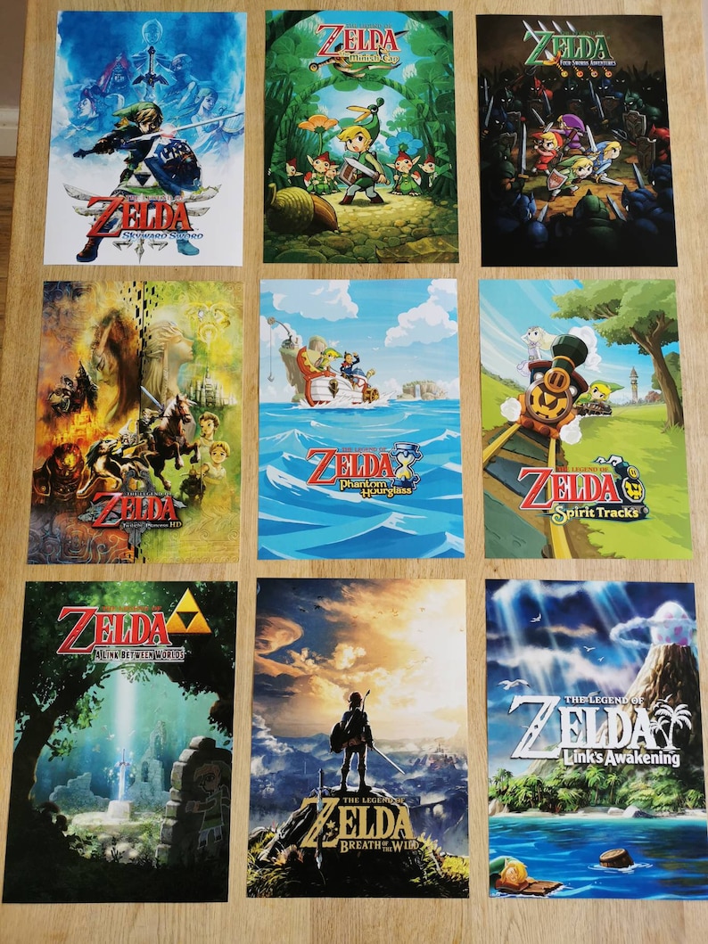 The Legend of Zelda Custom Box Art A3 420x297mm or 11x14 - Etsy