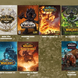 World of Warcraft Box Art Poster A4 (297x210mm)- Blizzard, WOW - Etsy