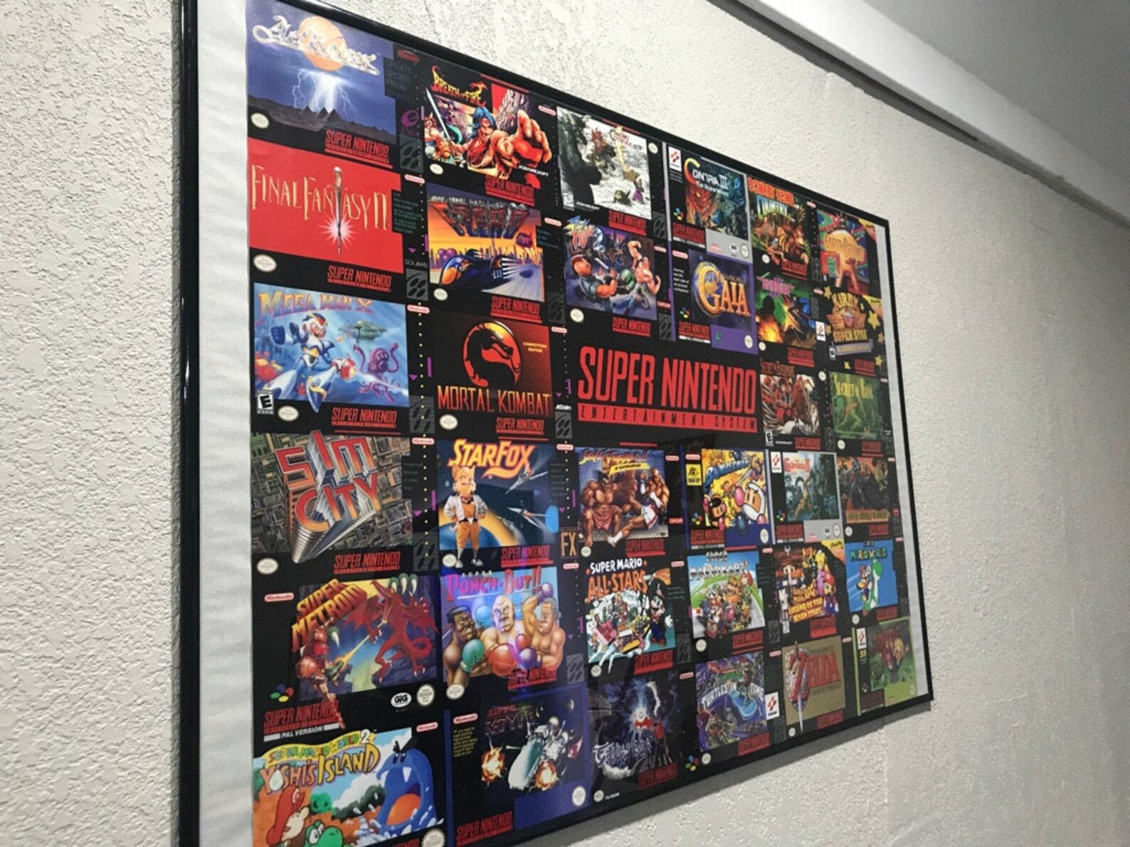 Super Nintendo Box Art Poster High Quality A1/A2 Prints - Etsy