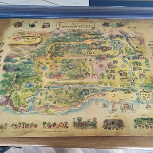 Stardew Valley Map, High Quality, A1/A2/A3 Prints - Etsy