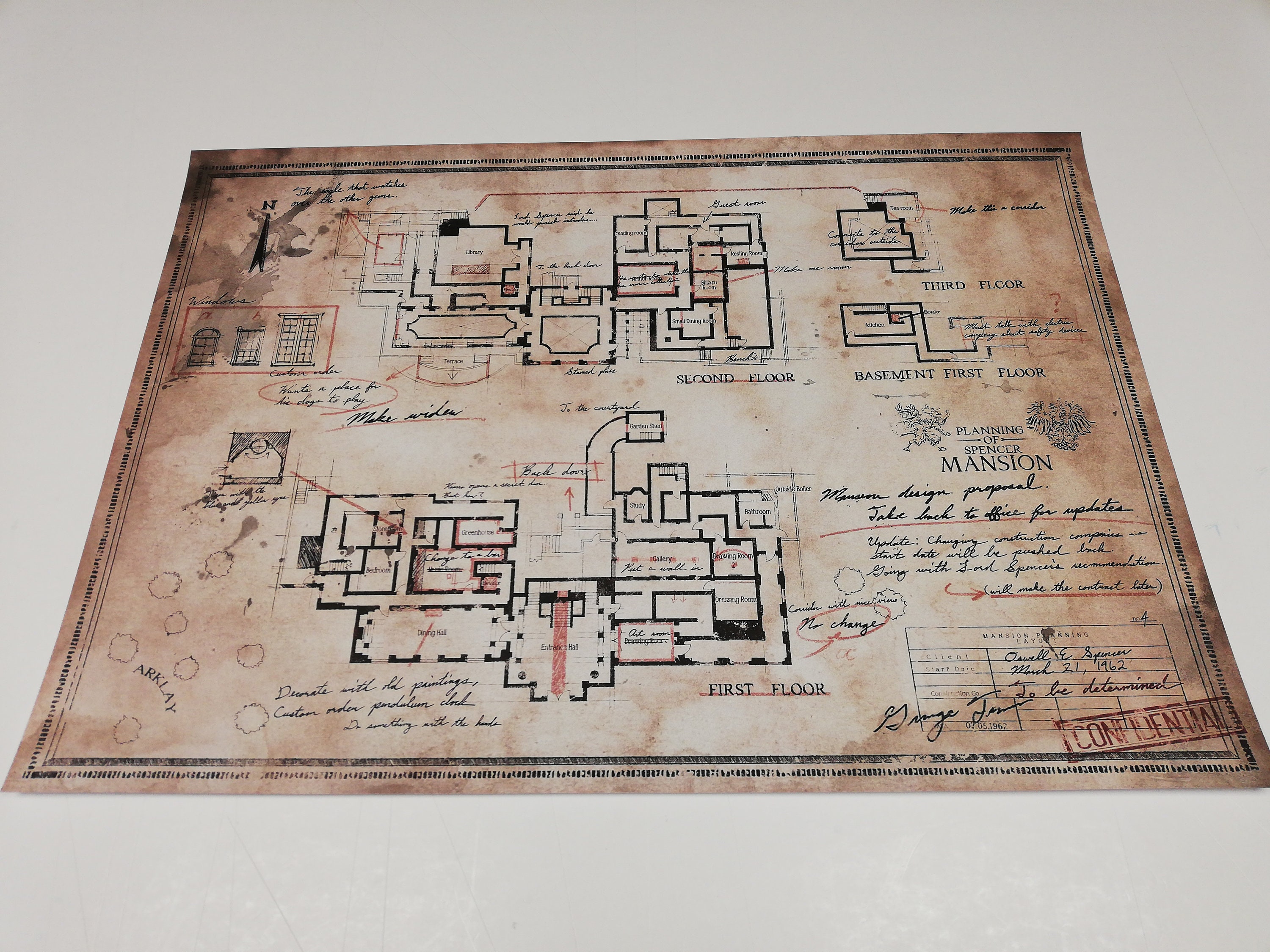 Resident Evil Mansion Floor Plan Resident Evil 2's RPD Station: Then