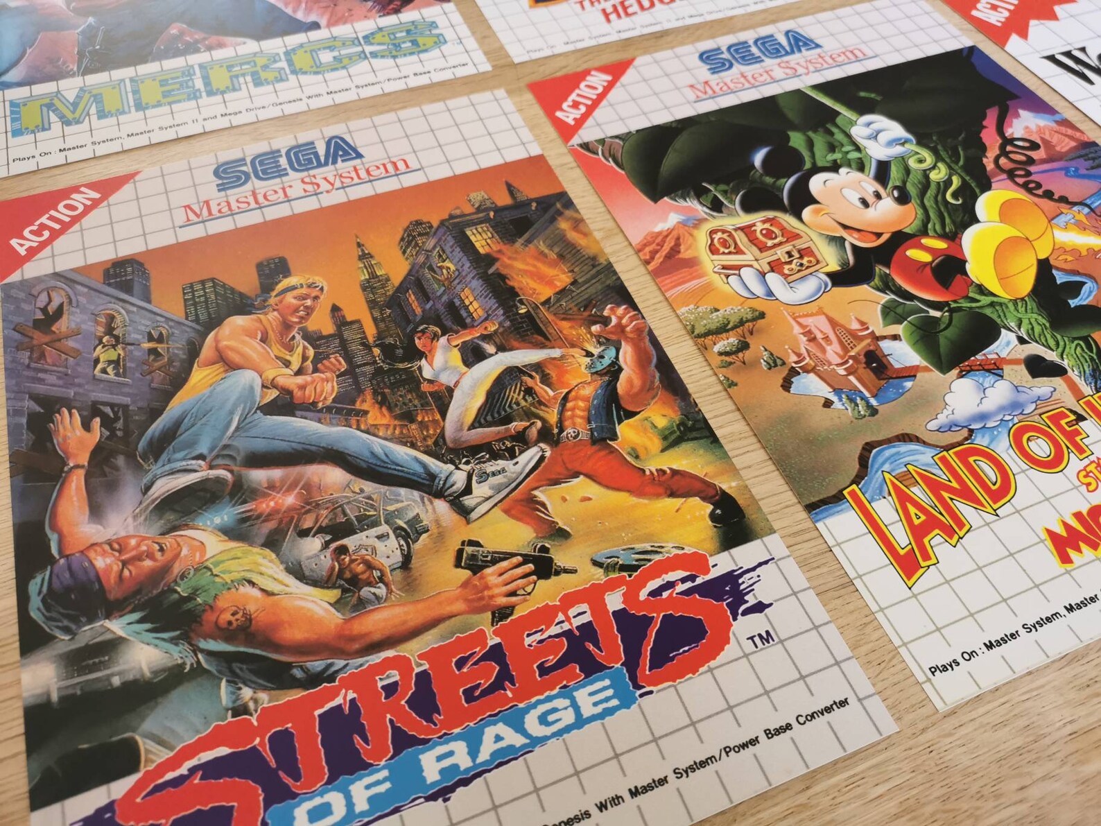 Sega Master System Box Art A4 Posters 297x210mm - Etsy
