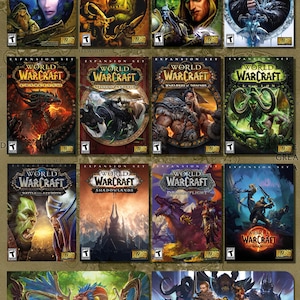 World of Warcraft Box Art Covers, A1/ A2 / A3, HP Photo Print - Etsy