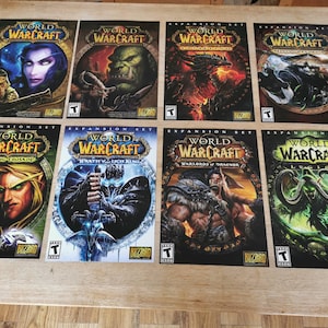 World of Warcraft Box Art Poster A4 (297x210mm)- Blizzard, WOW - Etsy