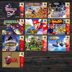 Nintendo 64 Box Art A4 Prints (297x210mm) (N64) - Etsy