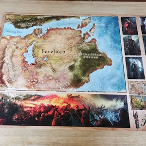 Dragon Age Origins, Fereldan Map, High Quality, A3, A2 or A1 Prints - Etsy