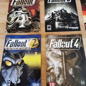 Fallout Series Box Art Prints A4 (210x297mm) - Etsy