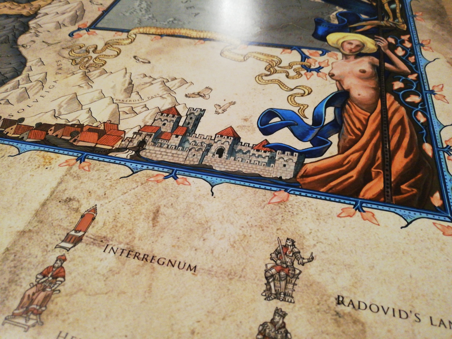 The World of the Witcher Map, the Northern Kingdoms, High Quality, A1 ...