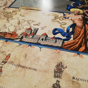 The World of the Witcher Map, the Northern Kingdoms, High Quality, A1 ...