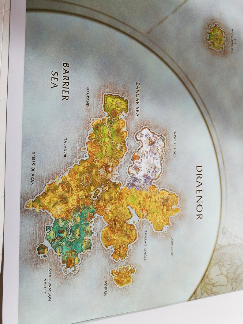 World of Warcraft Retail Full World Map High Quality | Etsy