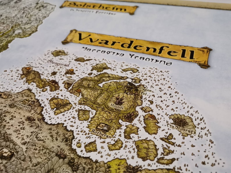Morrowind, Vvardenfell Map (the Elder Scrolls 3), High Quality, Large ...