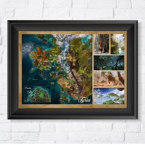 Guild Wars 2, Tyria Map, High Quality, A3, A2 & A1 Prints - Etsy