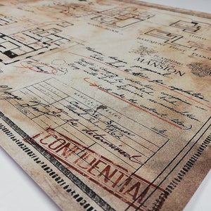 Resident Evil, the Spencer Mansion Plan, High Quality, A3 Prints - Etsy