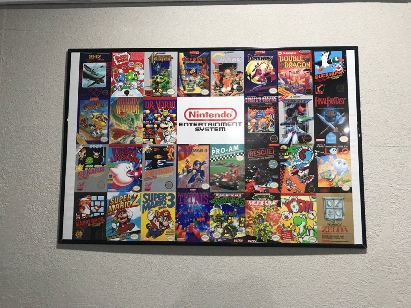 Nintendo Entertainment Sytem NES Box Art Poster High - Etsy