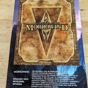The Elder Scrolls Box Art Posters A3 (297x420mm) - Etsy