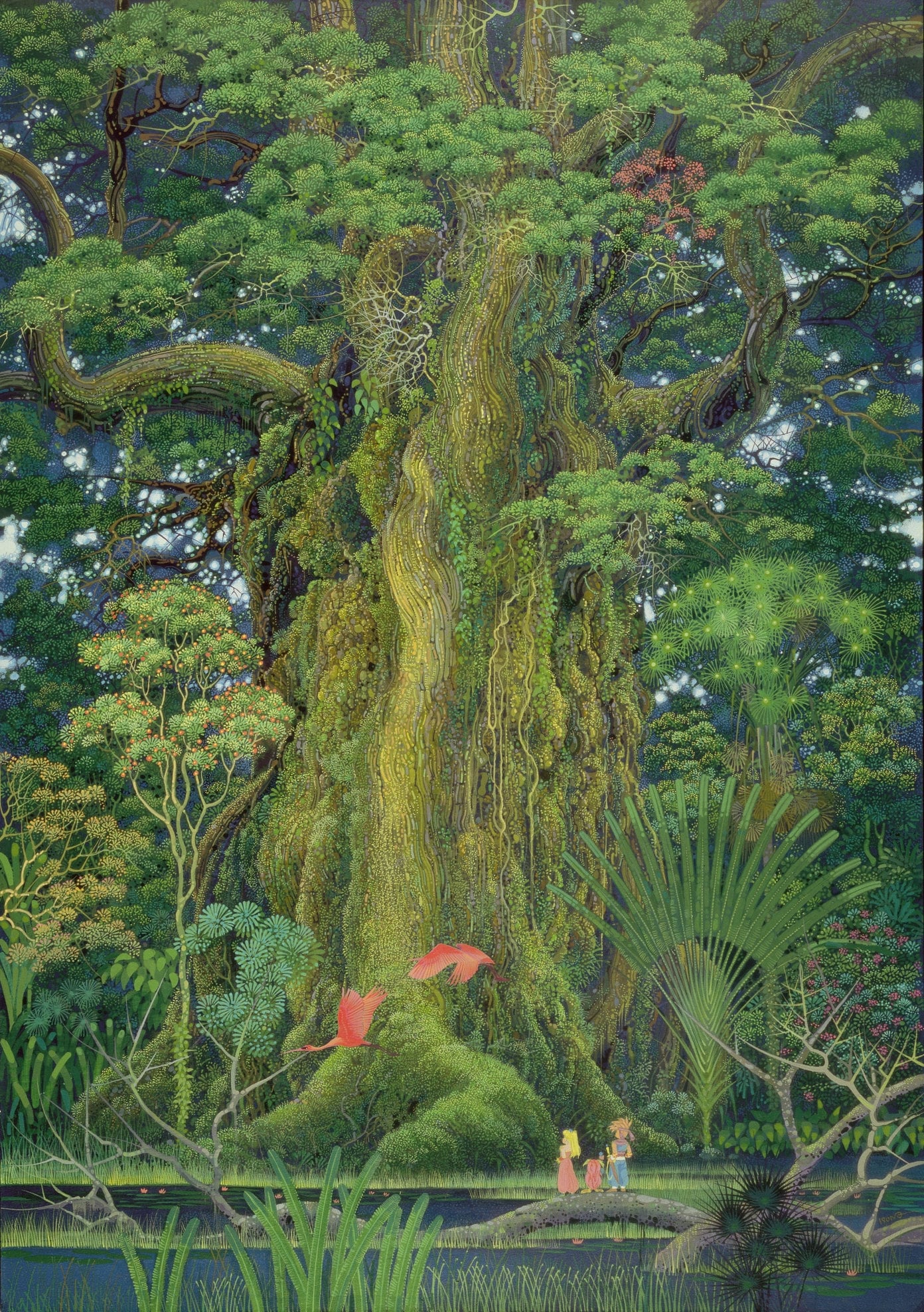 Secret of Mana Mana Tree Print A2 A1 or 500x700mm HP Photo - Etsy UK