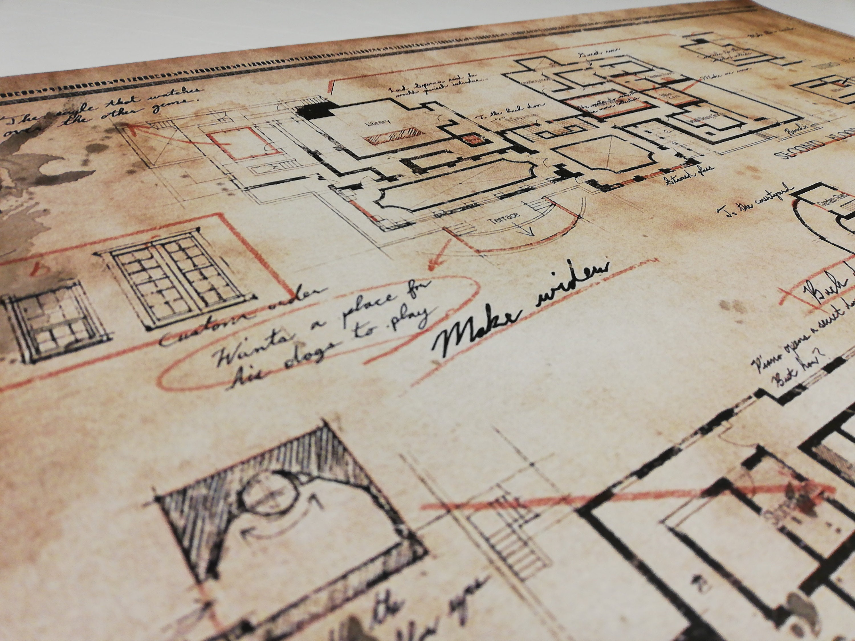 Resident Evil the Spencer Mansion Plan High Quality A1/A2 - Etsy