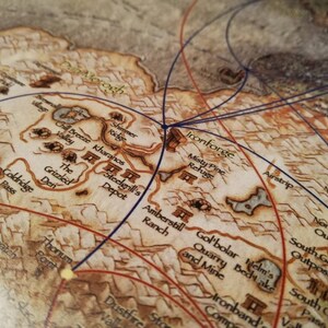 World of Warcraft, Azeroth World Map, High Quality, A2/A1 Prints ...