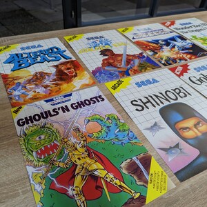 Sega Master System Box Art A4 Posters 297x210mm - Etsy