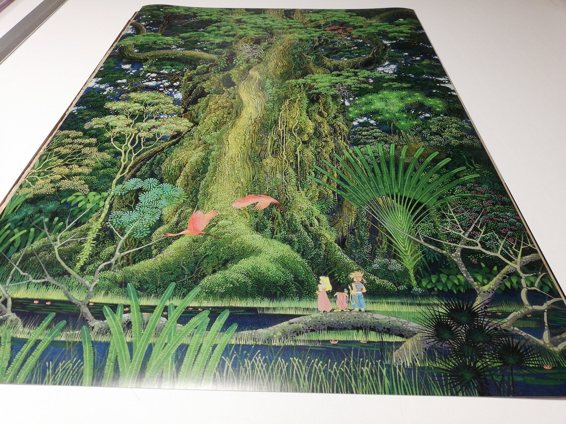 Secret of Mana Mana Tree Print A2 A1 or 500x700mm HP Photo - Etsy UK