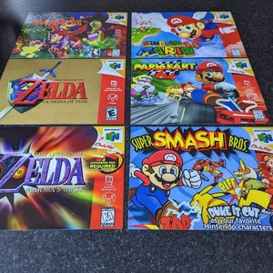 Nintendo 64 Box Art A4 Prints (297x210mm) (N64) - Etsy