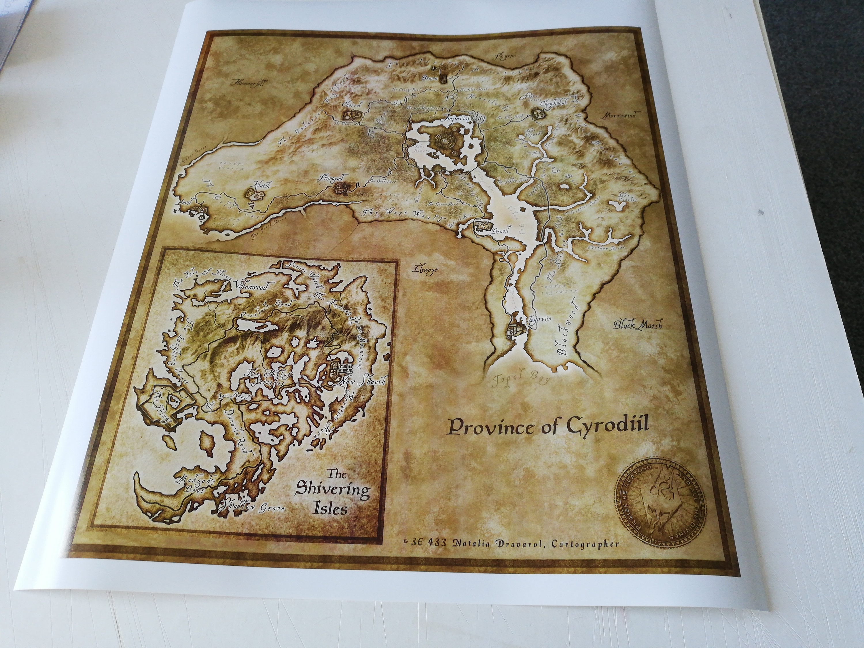 Elder Scrolls Oblivion Map
