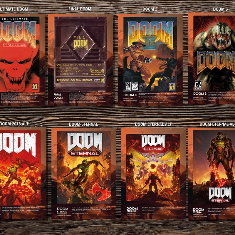 Doom Dark Ages Poster - Etsy