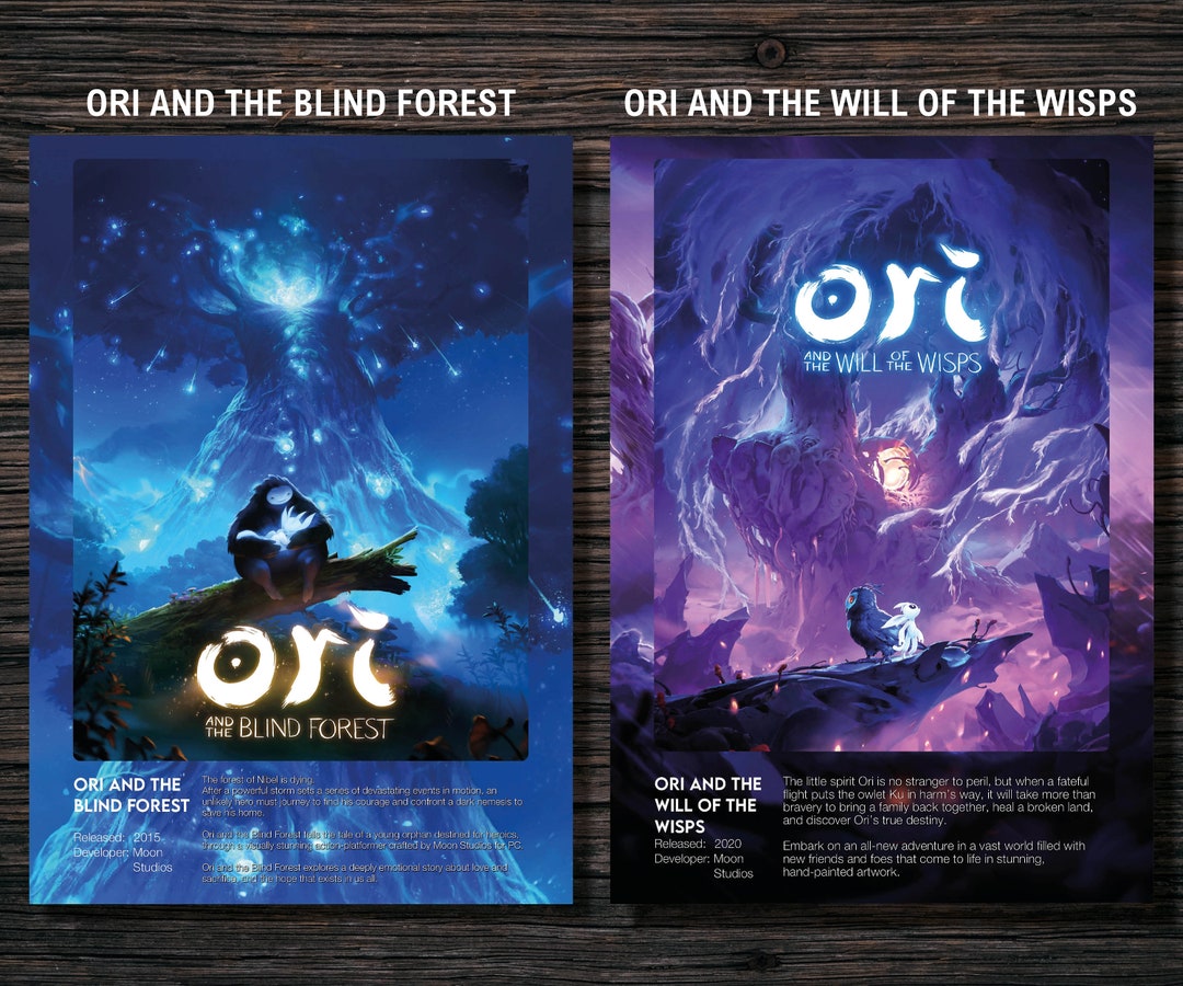 Ori and the Blind Forest / Will of the Wisps Posters A3 (297x420mm) - Etsy