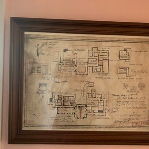 Resident Evil, the Spencer Mansion Plan, High Quality, A3 Prints - Etsy