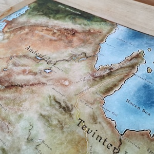 Dragon Age Inquisition, Thedas Map, High Quality, A3, A2 & A1 Prints ...