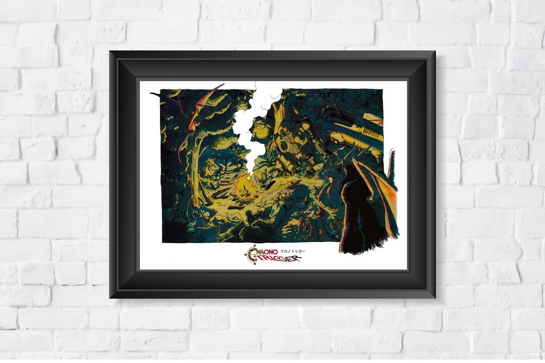 Chrono Trigger Camp Fire Print A3 A2 or A1 HP Photo Print - Etsy