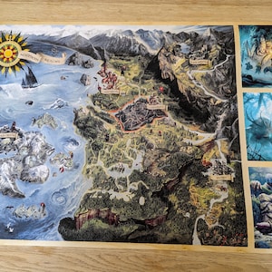 The World of the Witcher 3 Map, High Quality, A1 A2 and A3 Prints - Etsy