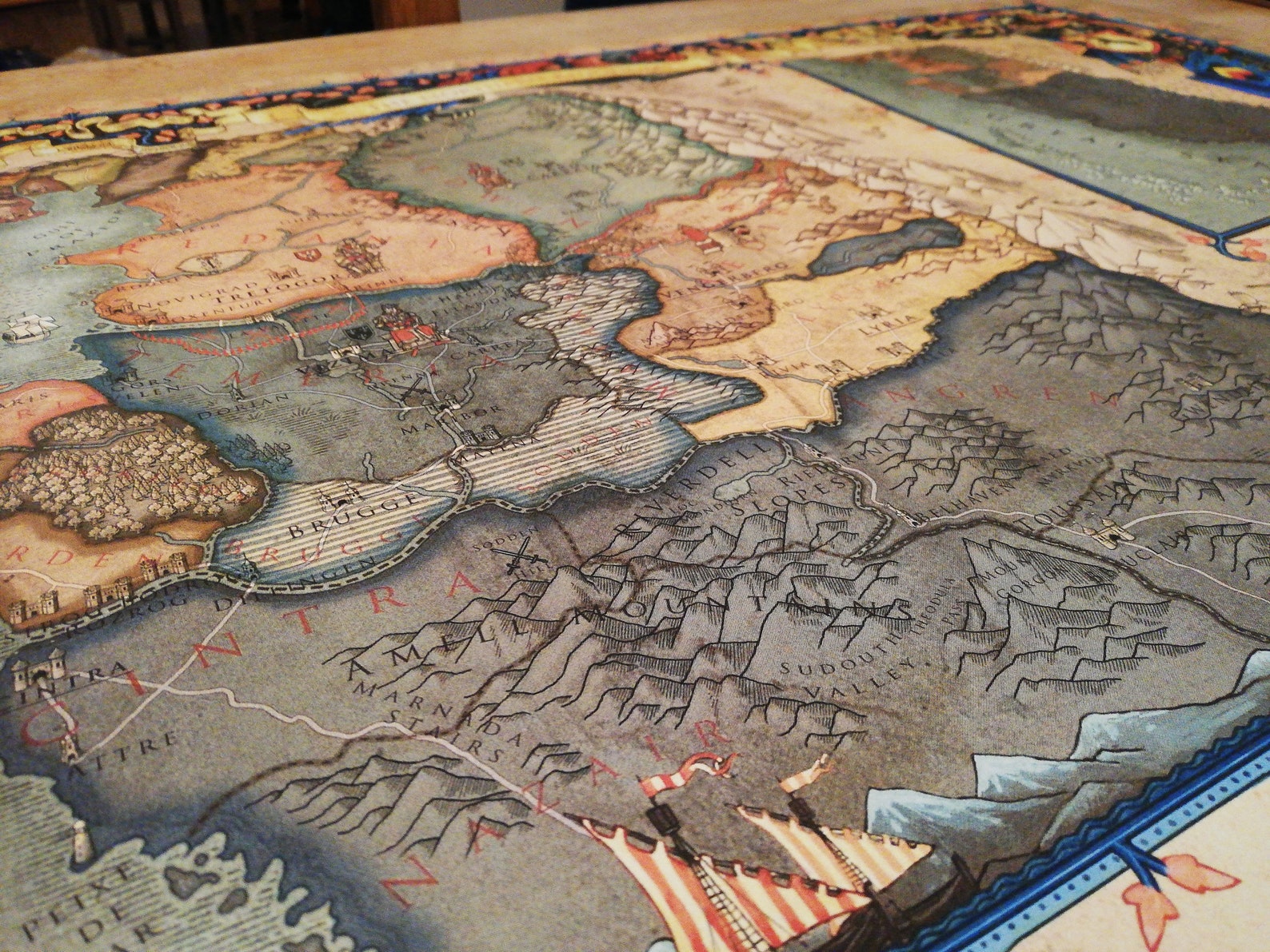 The World of the Witcher Map, the Northern Kingdoms, High Quality, A1 ...