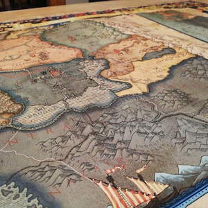 The World of the Witcher Map, the Northern Kingdoms, High Quality, A1 ...