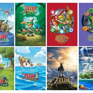 The Legend of Zelda Custom Box Art A4 297x210mm or 8x10 | Etsy