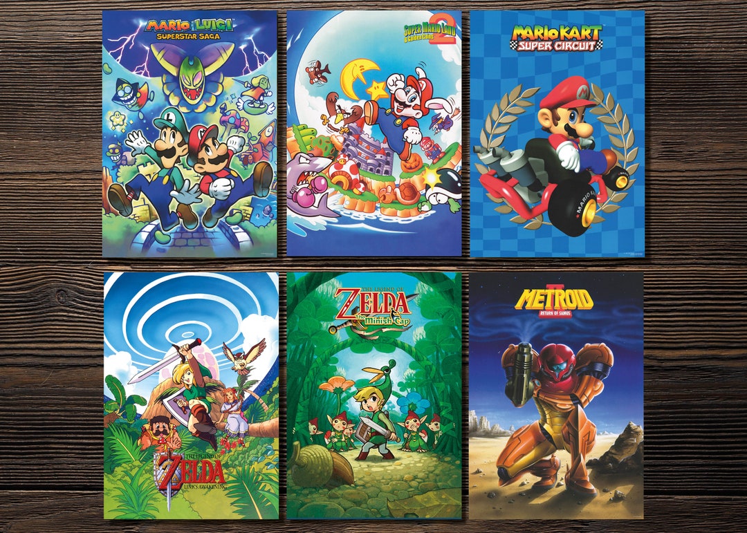 Game Boy / Game Boy Advance Posters A3 (420x297mm) or 11x14 Inch High ...