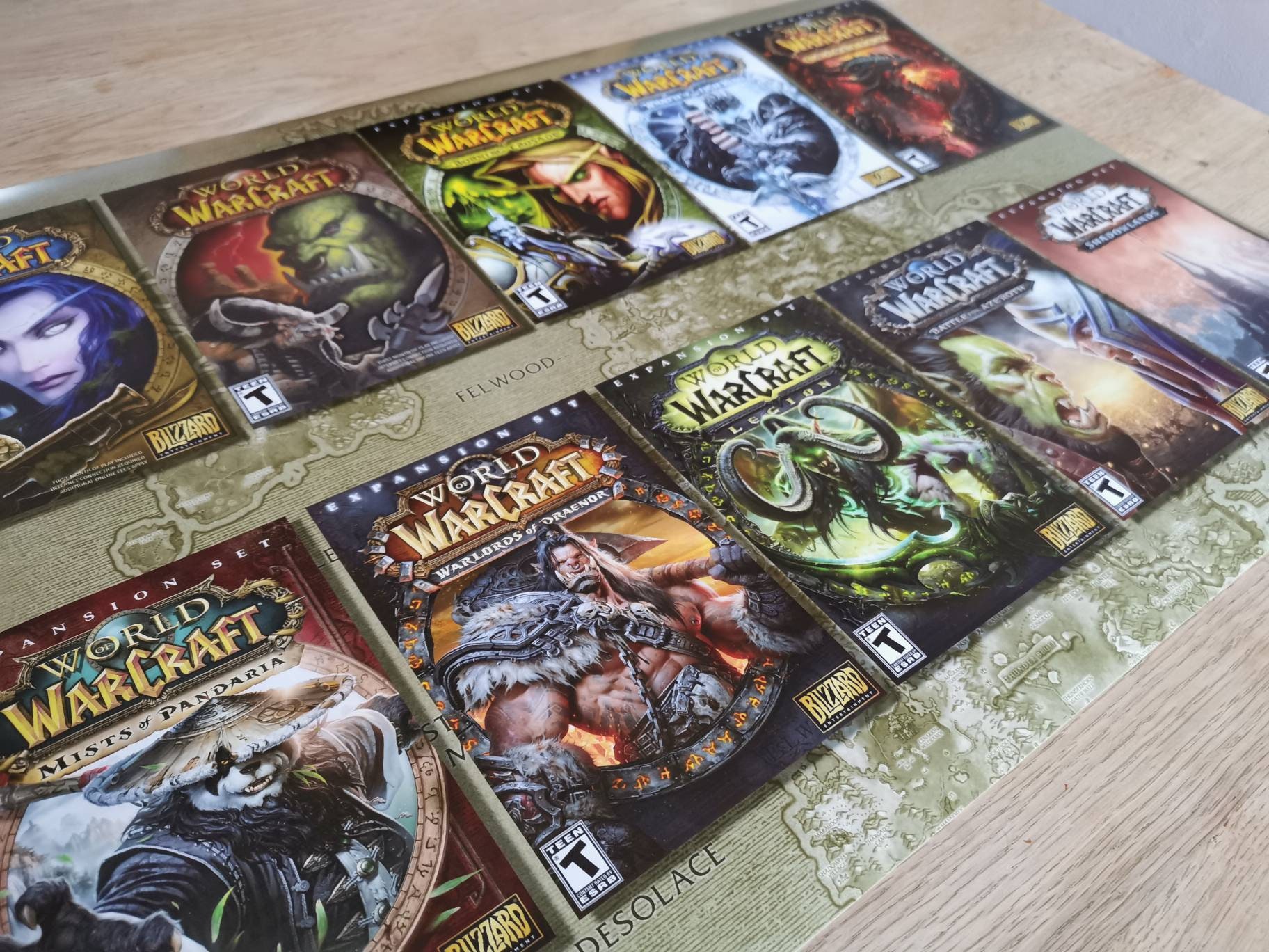 World of Warcraft Box Art Covers A1 or A2 HP Photo print | Etsy