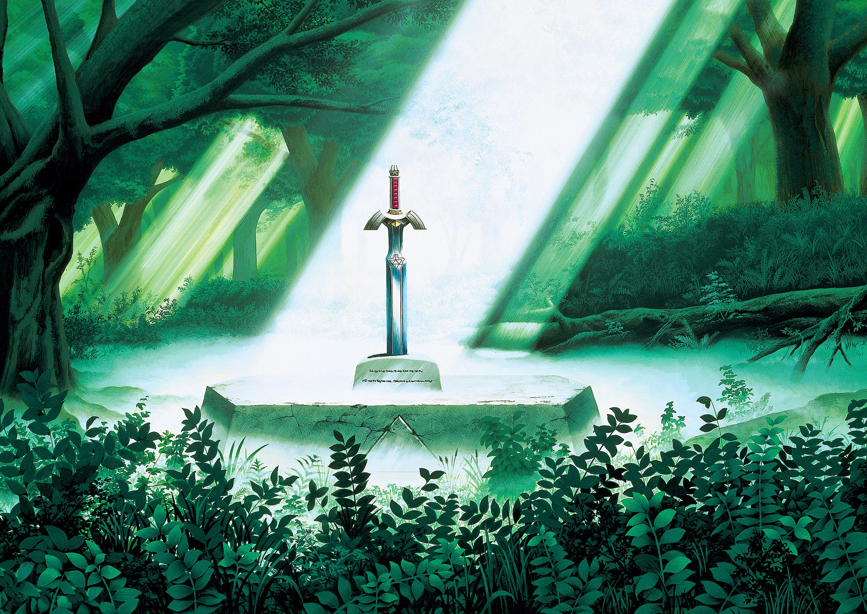 The Legend of Zelda, A Link to the Past, Master Sword Artwork, A3, A2 ...
